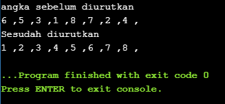 Insertion sort algoritma dan contohnya dalam pemrograman C++, C , java ...