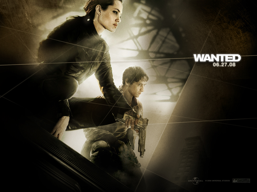window 7 HD Wallpaper: Wanted Hollywood Movie HD Wallpaper