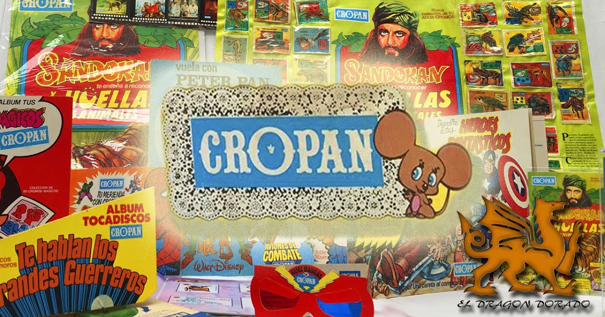 EL DRAGON DORADO: ALBUMES Y CROMOS CROPAN -ESPAÑA 1975-1980 - COLECCION ...