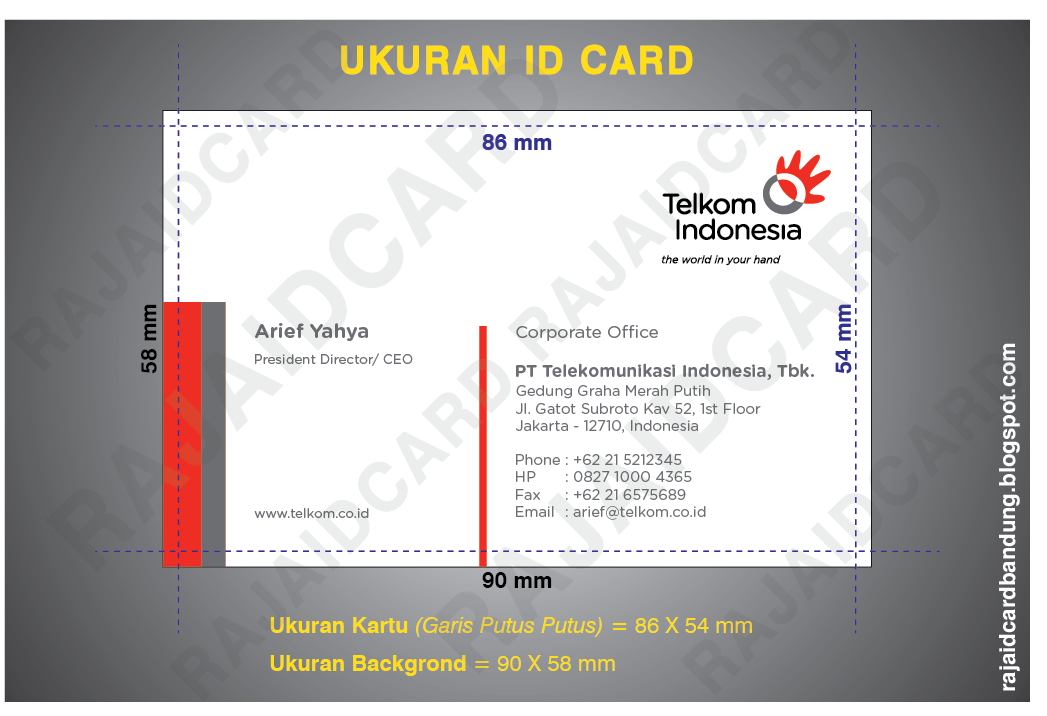 RAJA ID CARD | PUSAT CETAK ID CARD MURAH ONLINE DI BANDUNG ...