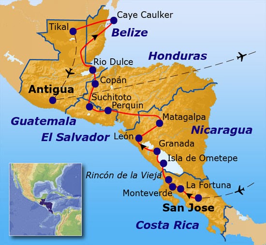 Van Costa Rica naar Belize