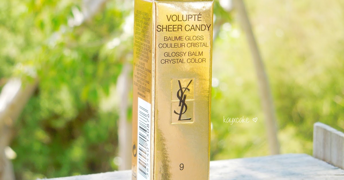 Kay Cake Beauty: YSL Volupte Sheer Candy Lipstick ♡ 09 Cool Guava ...