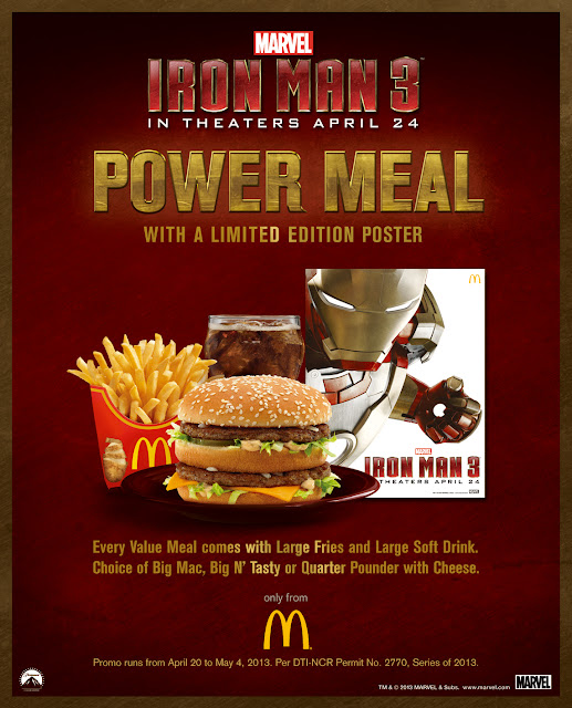 Suit up and power up with McDonald’s Iron Man 3 Meals - Where is Ed Uy?