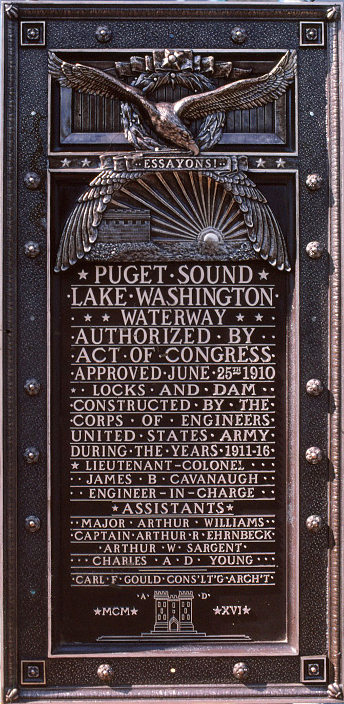 Friends of the Ballard Locks: The Administration Building Plaque