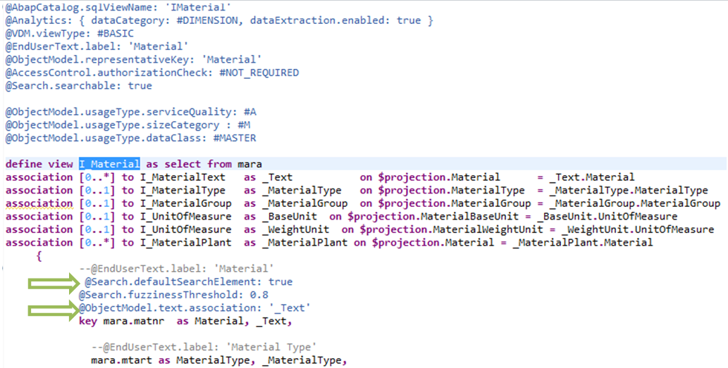 S/4 HANA F4 Help values, Key & Text display in ABAP CDS Views based reports | SAP Online Guides