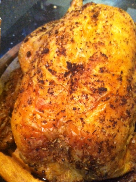 Meaty but Low fat recipe: Middle East Roast Chicken