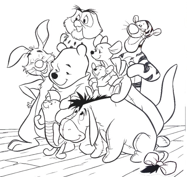 DISNEY COLORING PAGES