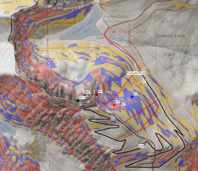 -- Tom's Trip Reports --: Tom's Avalanche Slope Maps