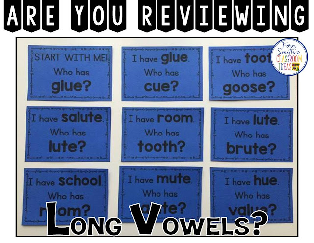 Are You Reviewing Long Vowels This Week? - Fern Smith's Classroom Ideas!