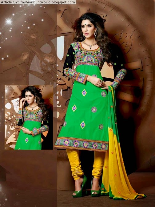 Kathiawar Embroidered Indian Dresses 2014-2015 | Gujrati Embroidered ...