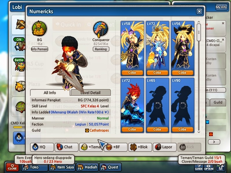 Lost Saga Share: Januari 2015