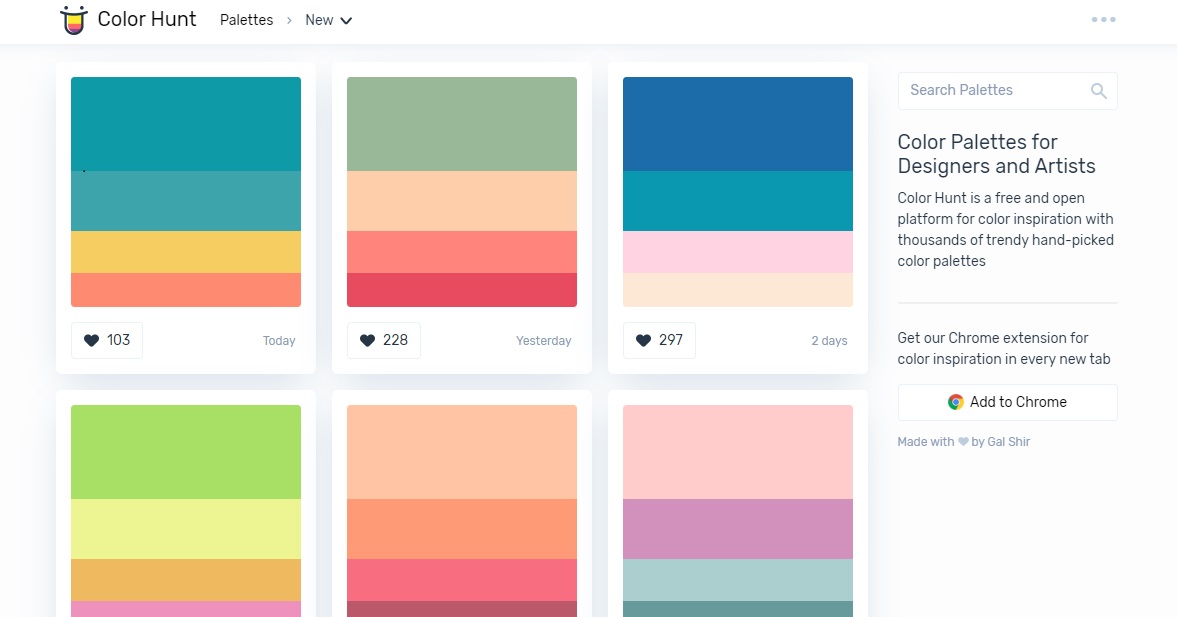 5 Rekomendasi Situs Untuk Mencari Rekomendasi Color Palette Keren dan ...
