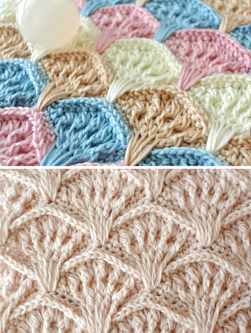 Beautiful Skills - Crochet Knitting Quilting : Crochet Shell Textured ...
