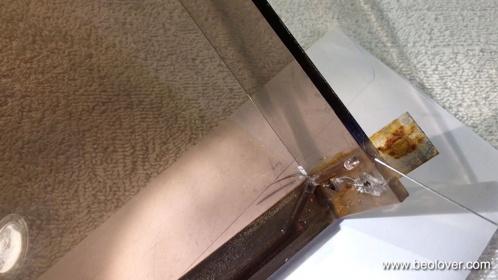 beolover: Beogram 4000: Repair of a Cracked Plexiglass Hood With Laser ...