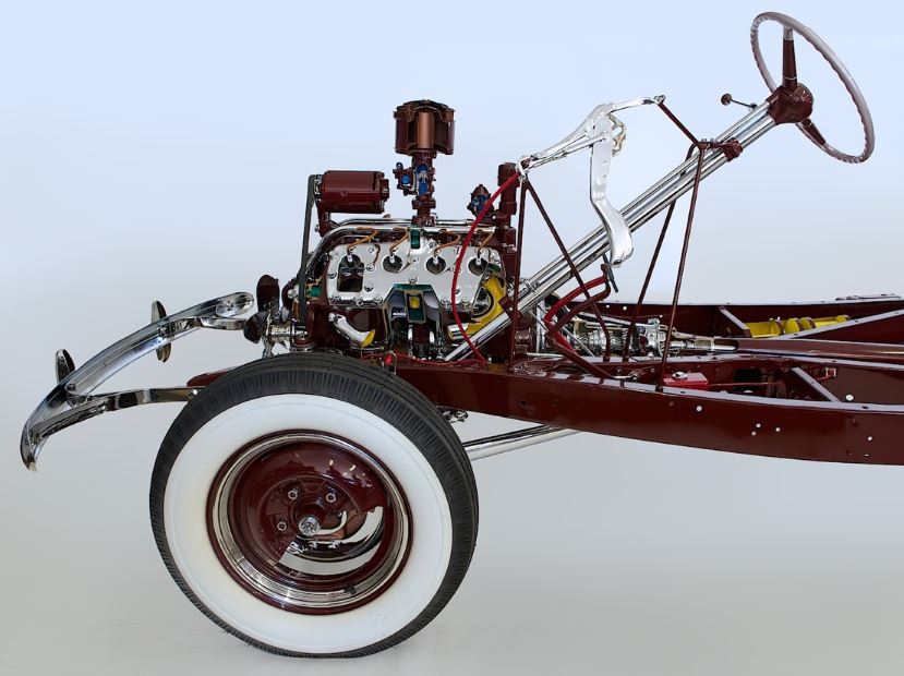 Just A Car Guy: a 1940 Ford cutaway chassis and running gear bought ...