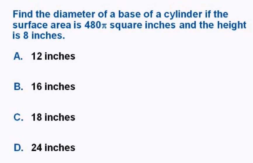 Amy Bunnell's Math Portfolio: 12.2- Surface Area of Cylinders and Prisms