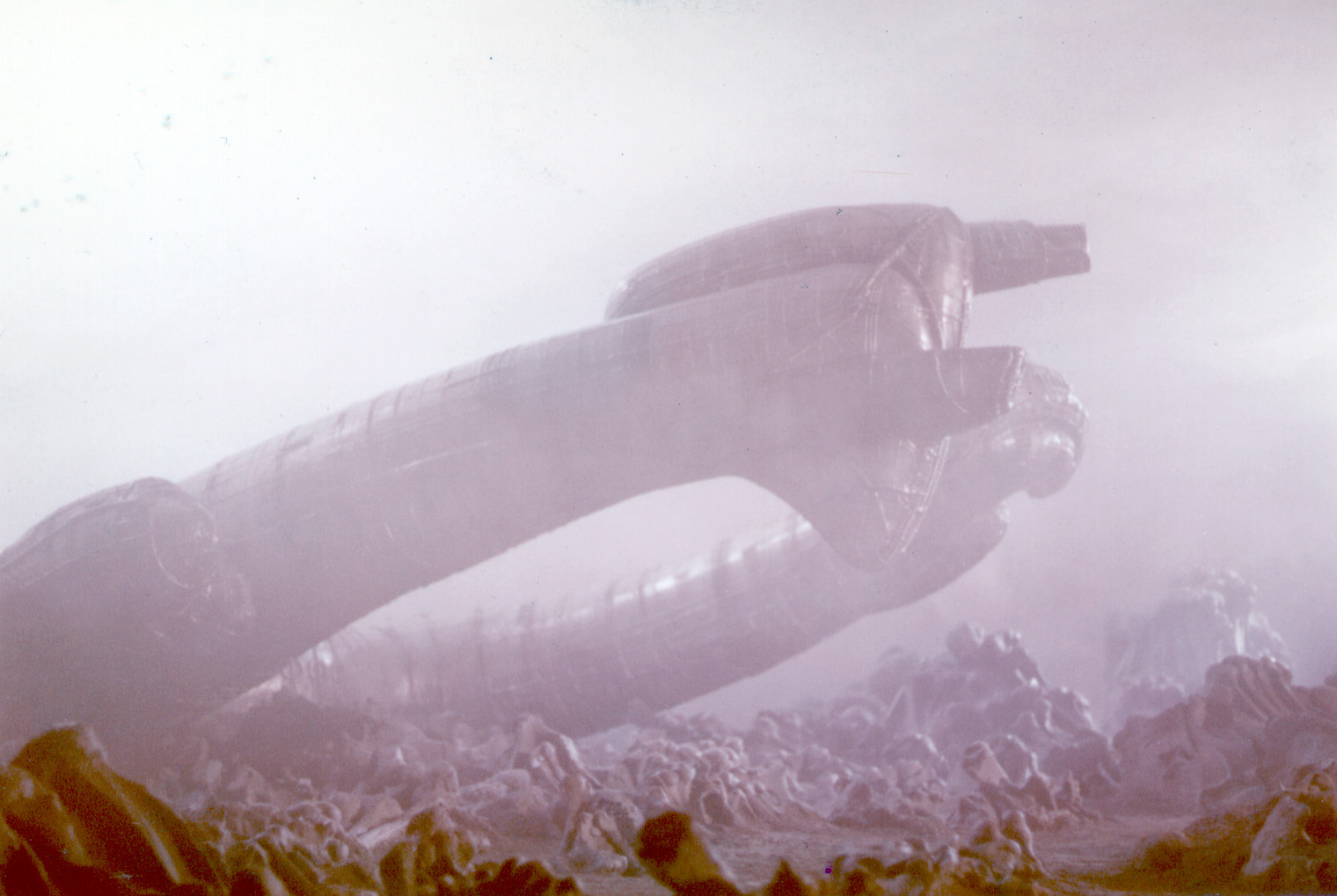 Alien Explorations: Alien: The derelict model on set