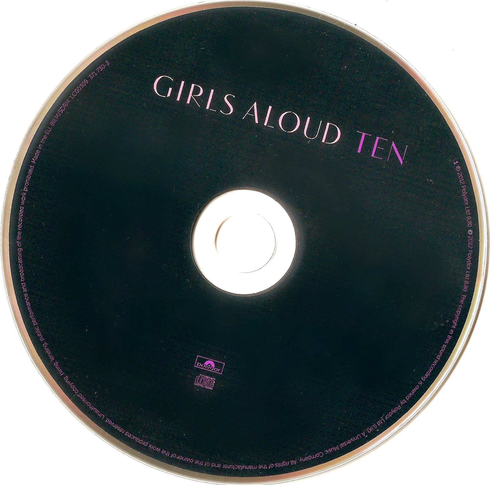 Encarte: Girls Aloud - Ten (Deluxe Edition) - Encartes Pop