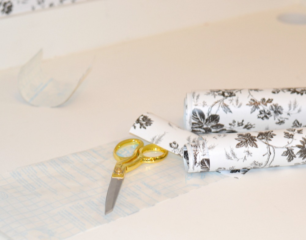 Contact Paper Used as Wallpaper DIY