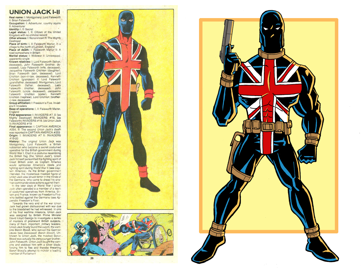 The Official Handbook to the Marvel Universe - REDUX Edition: UNION ...