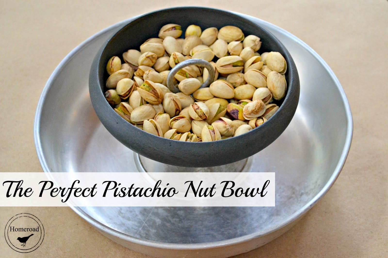 Repurposed Pistachio Nut Bowl