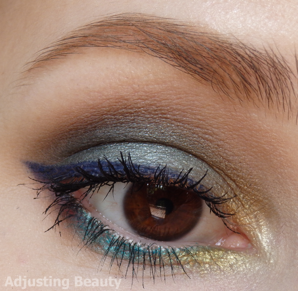 Tropical Eyes Makeup - Adjusting Beauty