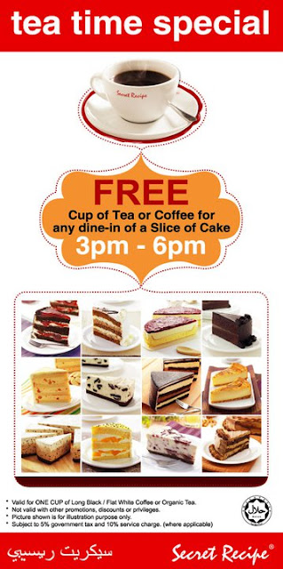 Secret Recipe No longer Have My Favourite Tea Time Promotion