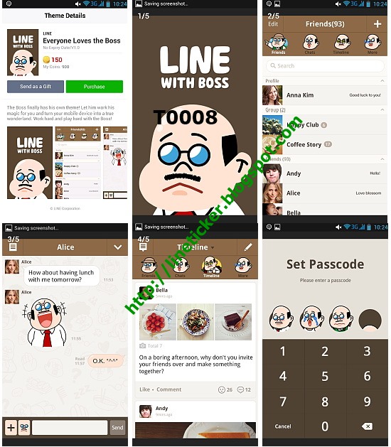 สติ๊กเกอร์ไลน์ ถูกที่สุด Line Sticker Shop: Line Theme "Everyone Loves ...