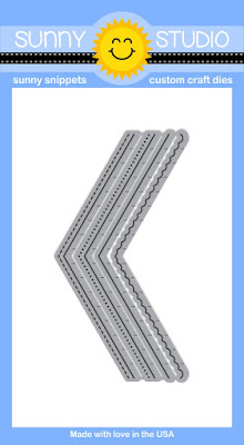 Sunny Studio: Fishtail Banner Die Challenge: Share Your Projects with Us