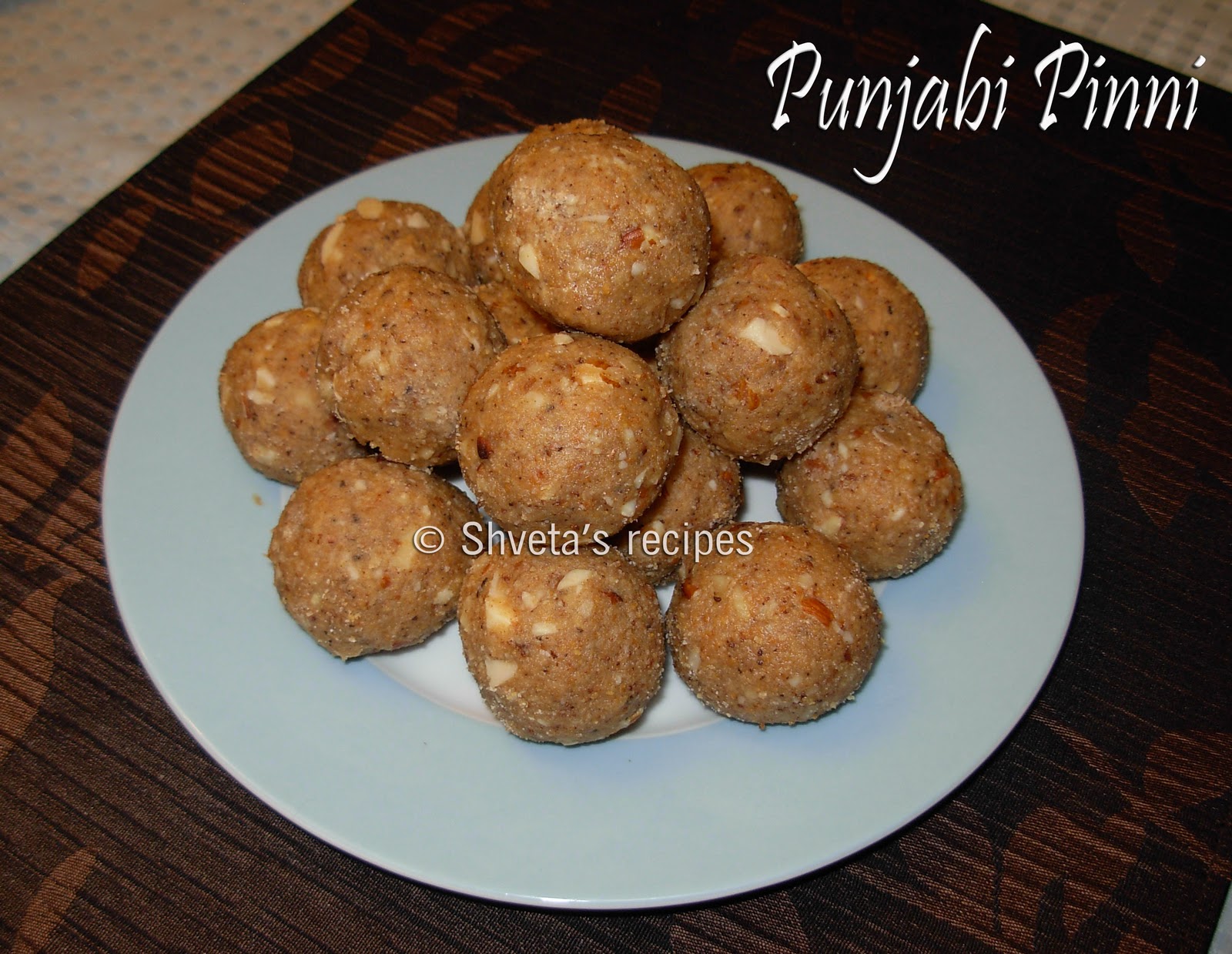 Shveta's Recipes: Pinni: A traditional Punjabi sweet
