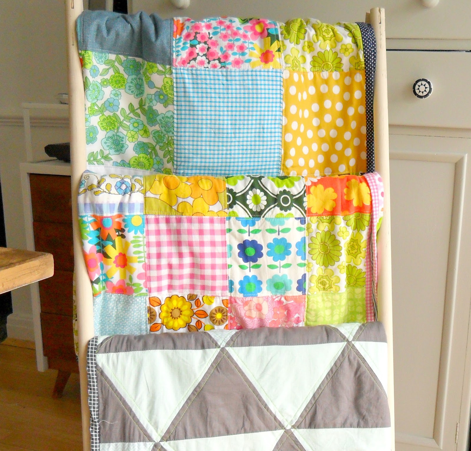 Teawagontales: Patchwork panels...