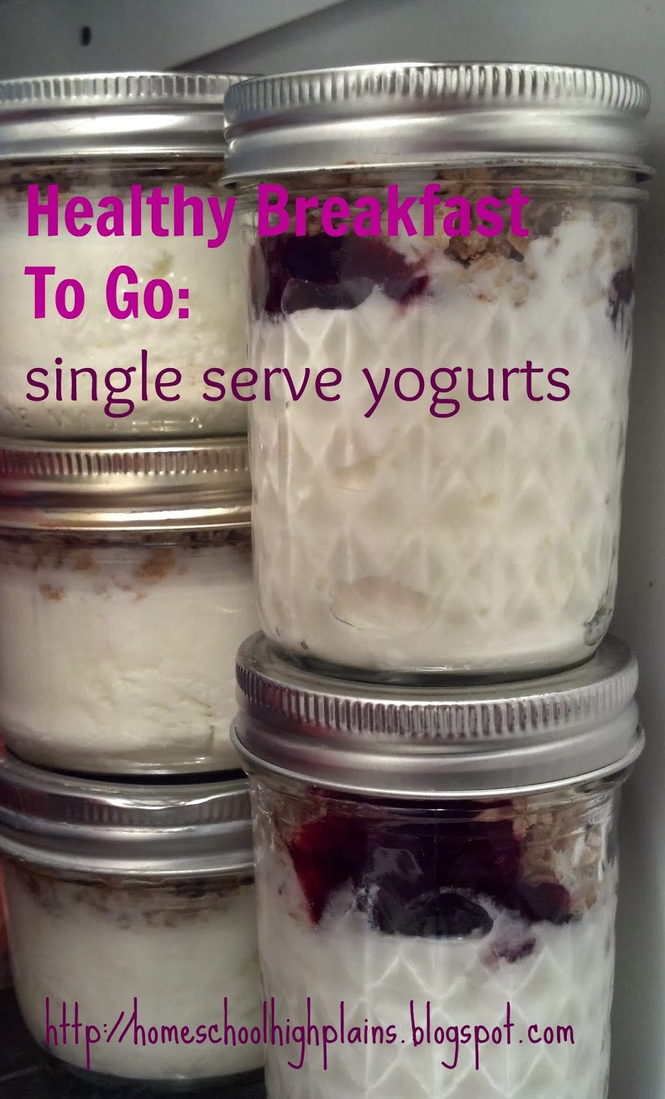 Loving and Learning on the High Plains: Breakfast To Go: single serve ...