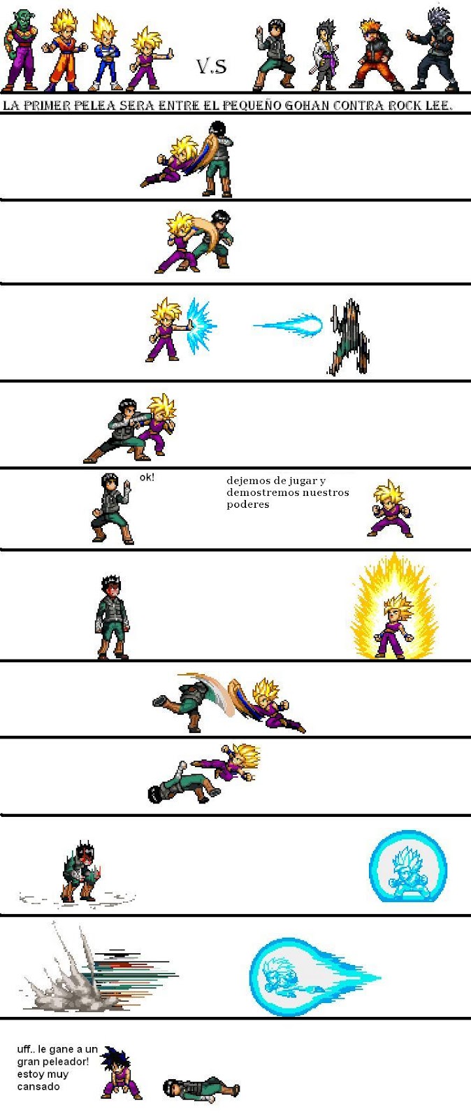 anime creado por mi a base de sprites: DBZ vs NARUTO
