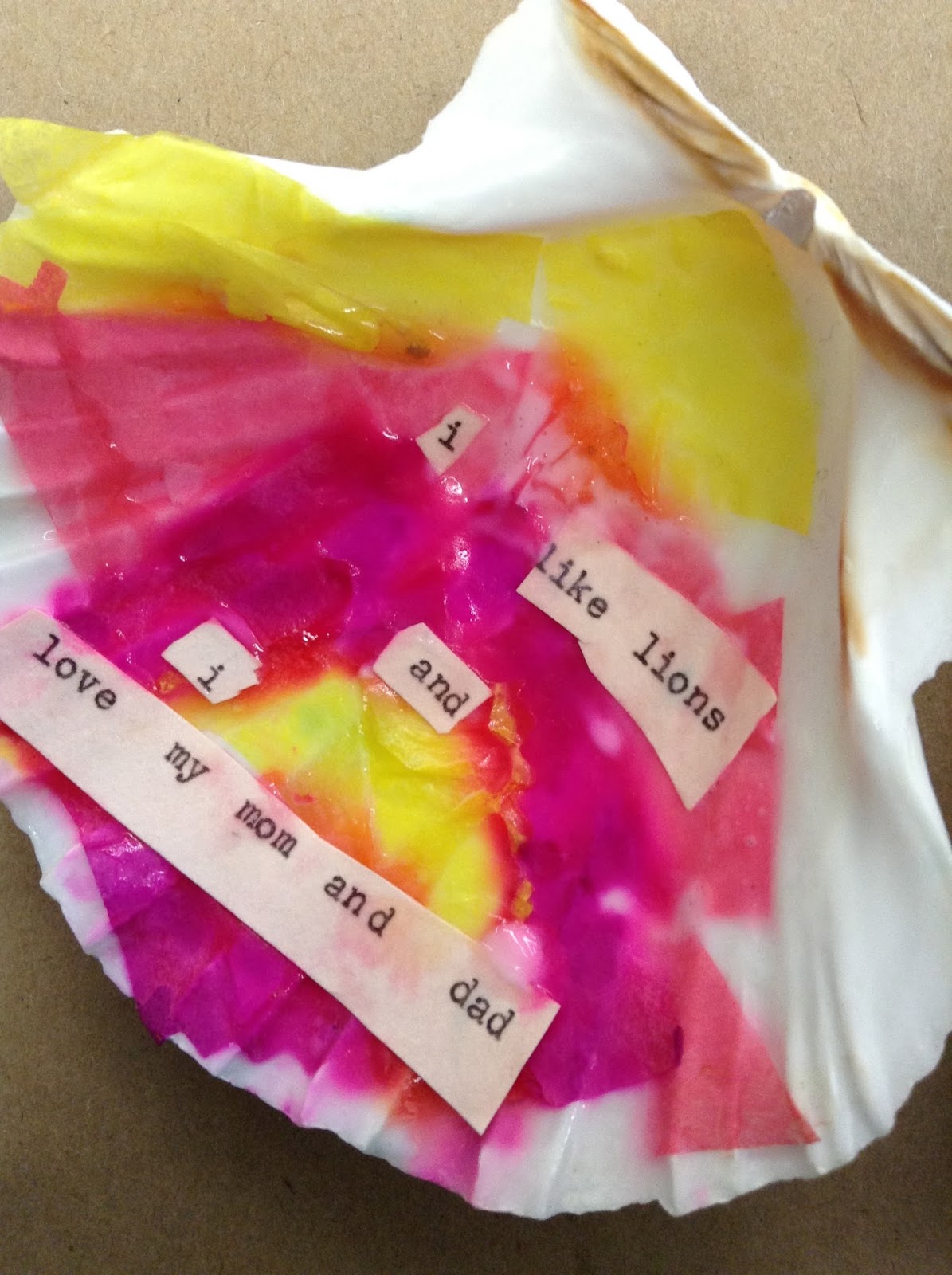 sally sells seashell messages | Beehive Art Studio