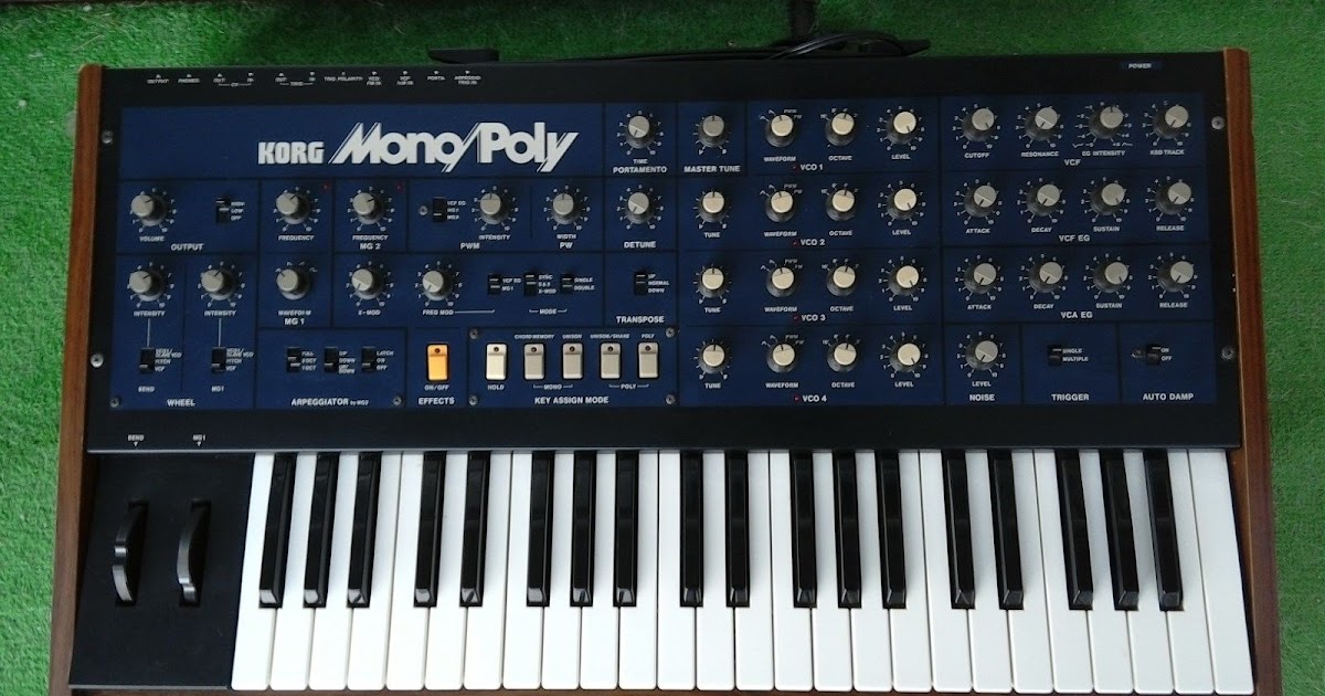 MATRIXSYNTH: KORG MONO/POLY Synthesizer Serviced