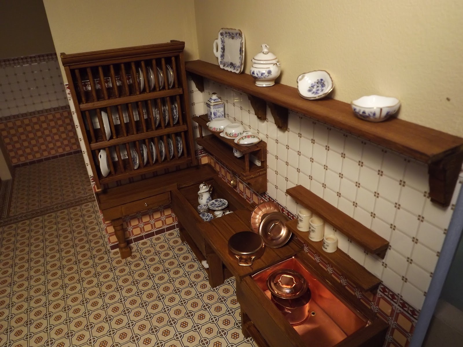 Late Victorian English Manor Dollhouse: 1/12 Miniature from Scratch ...