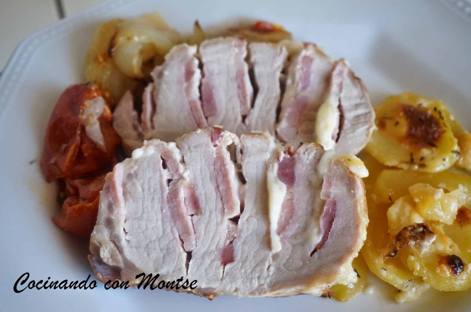 Cocinando con Montse: Lomo relleno al horno