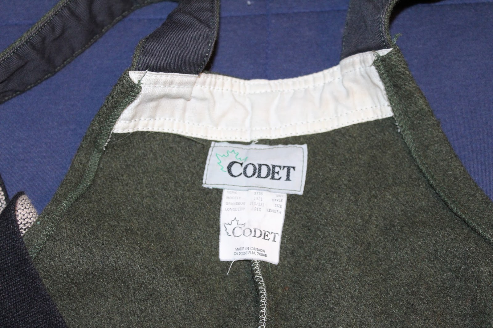 Codet Hunters Wool Coat and Bibs Size 3xl | Bushcraft USA Forums