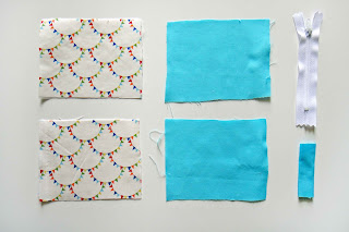 The Gilded Hare: zippered keychain clutch