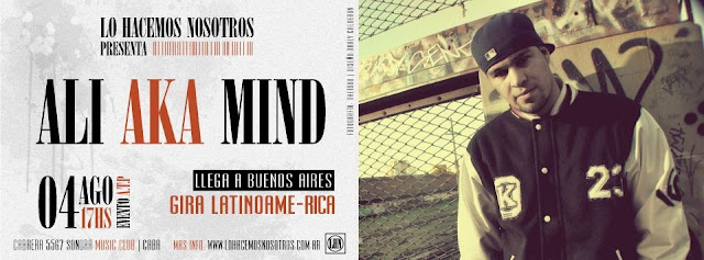 Ali Aka Mind, se presentara en Argentina. - DAQA HIP HOP. CULTURA HIP ...