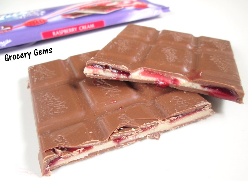 Grocery Gems: Review: Milka Vanilla Cream & Milka Raspberry Cream (Poland)