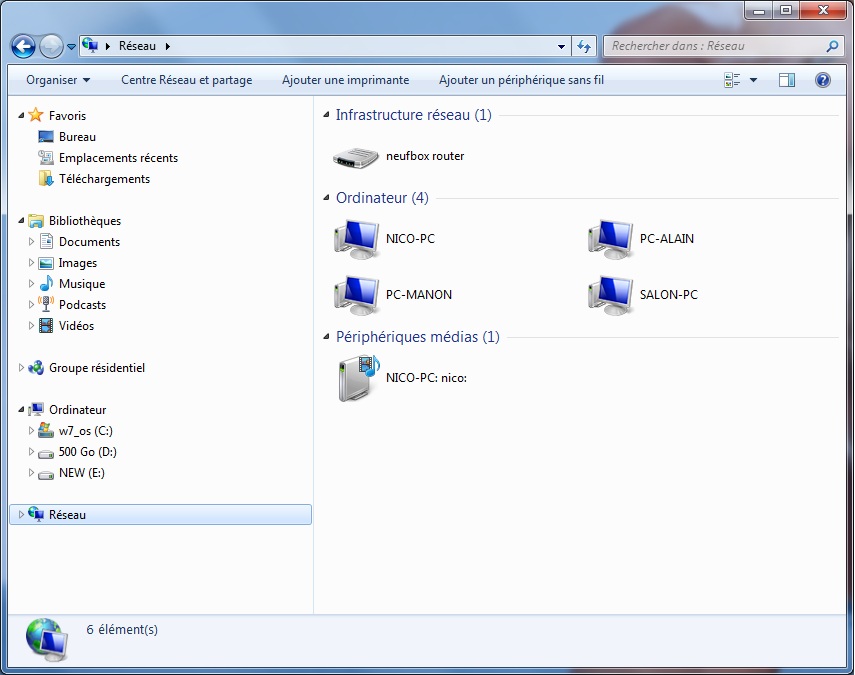 Ambiance Informatique: CREEZ UN RESEAU ENTRE PLUSIEURS ORDINATEURS