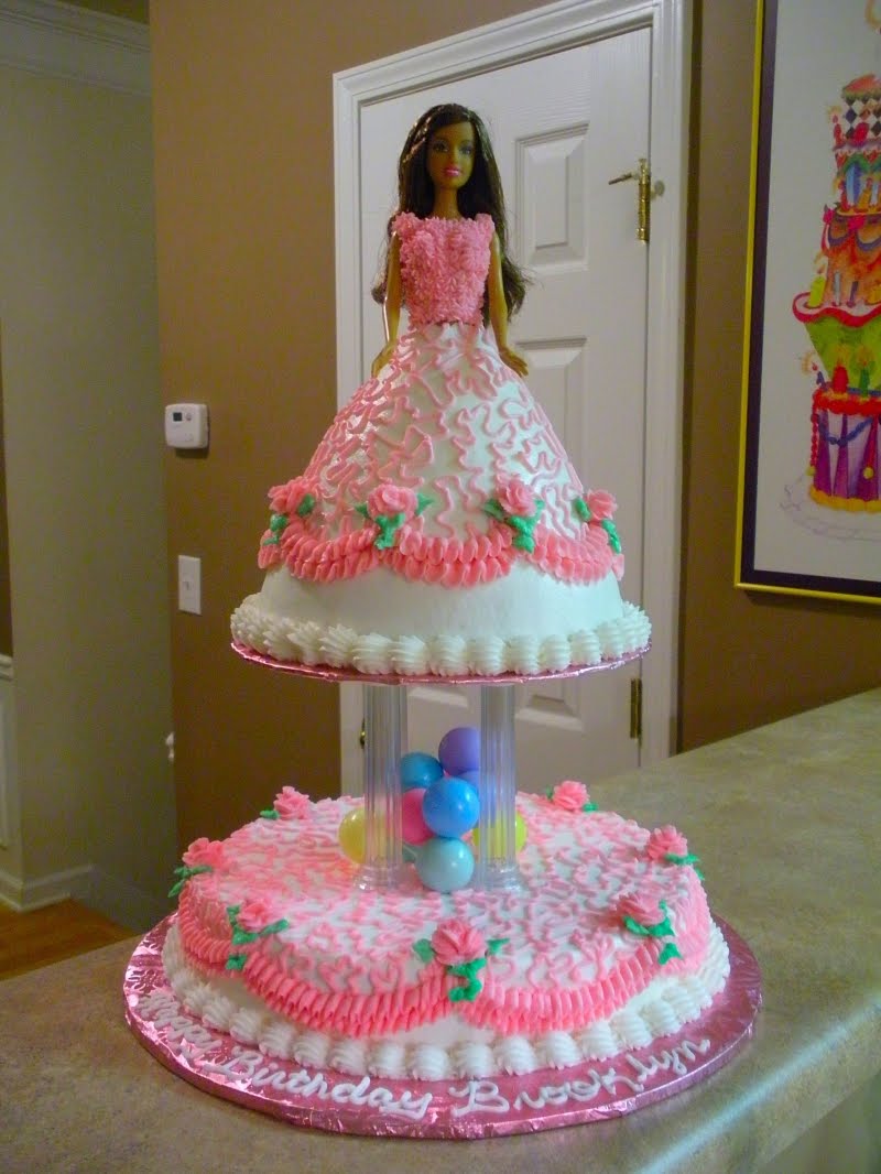 Sammi's Receipes: Barbie cake design for young girls