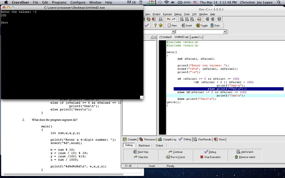 Chapter 4: Conditional Statements: Conditional Statements