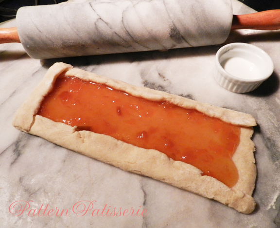 patternpatisserie: Peach Lavender Jam Roly Poly Queen of Puddings ...