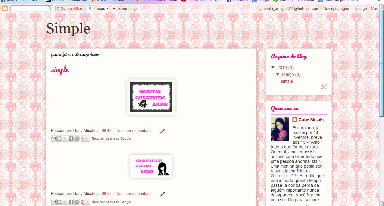 Agora vamos mexer com o Html, e centralizar o título da postagem,