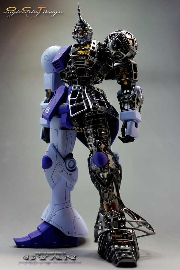 Custom Build: MG 1/100 YMS-15 Gyan - Inner Frame Presentation