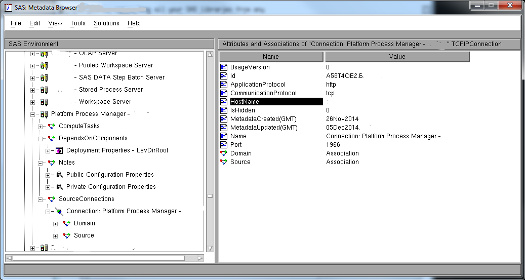 SAS Management Console job scheduling plugin file event shows greyed ...