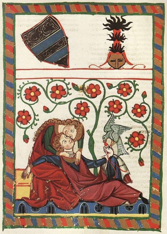 História das Imagens: Codex Manesse, séc XIV, Alemanha
