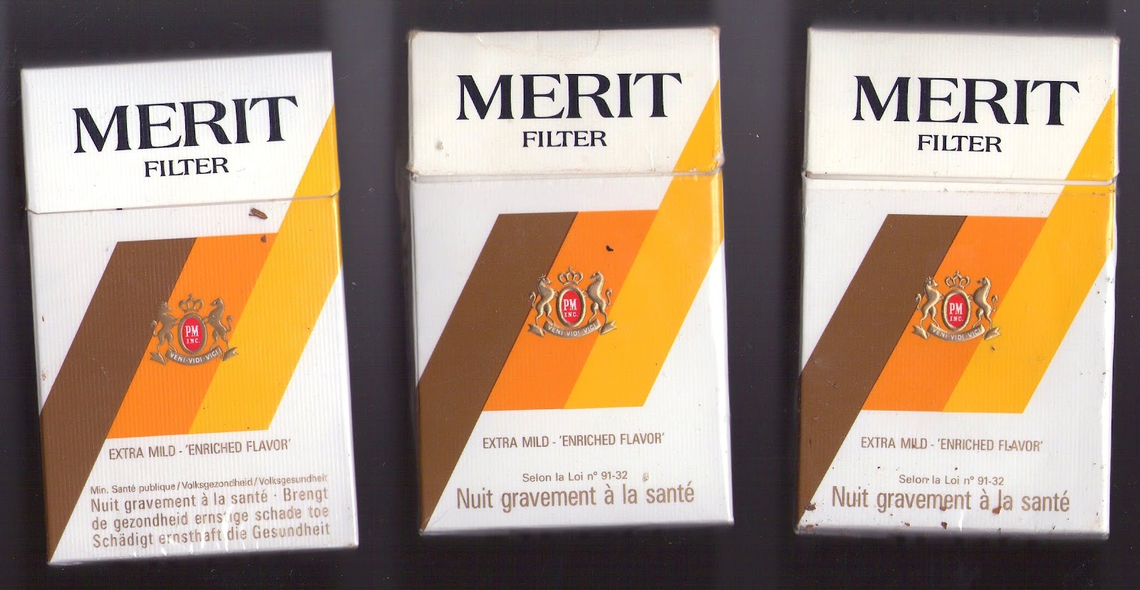 Ma Collection de paquets de cigarettes: MERIT